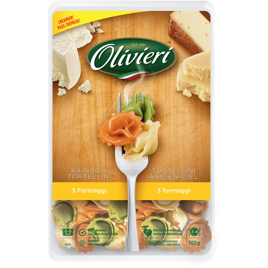 Pasta - Olivieri Rainbow Tortellini (Three Cheese) – VacationFoods