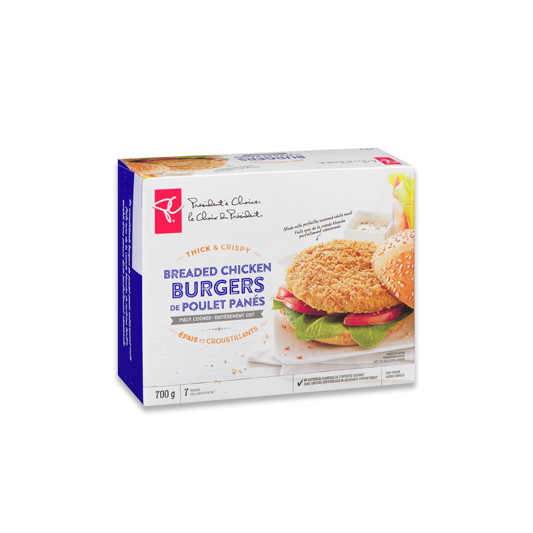 Chicken Burger - Thick & Crispy (Breaded) - PC – VacationFoods
